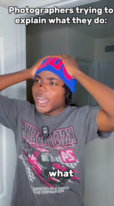 Photographers explaining their job