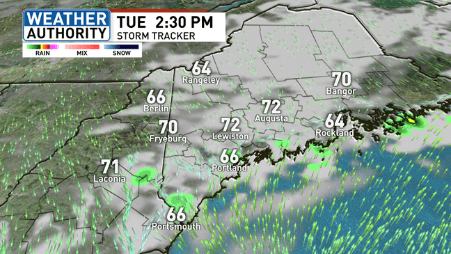 Partly sunny Tuesday ahead of 80s and rising dew points by week's end