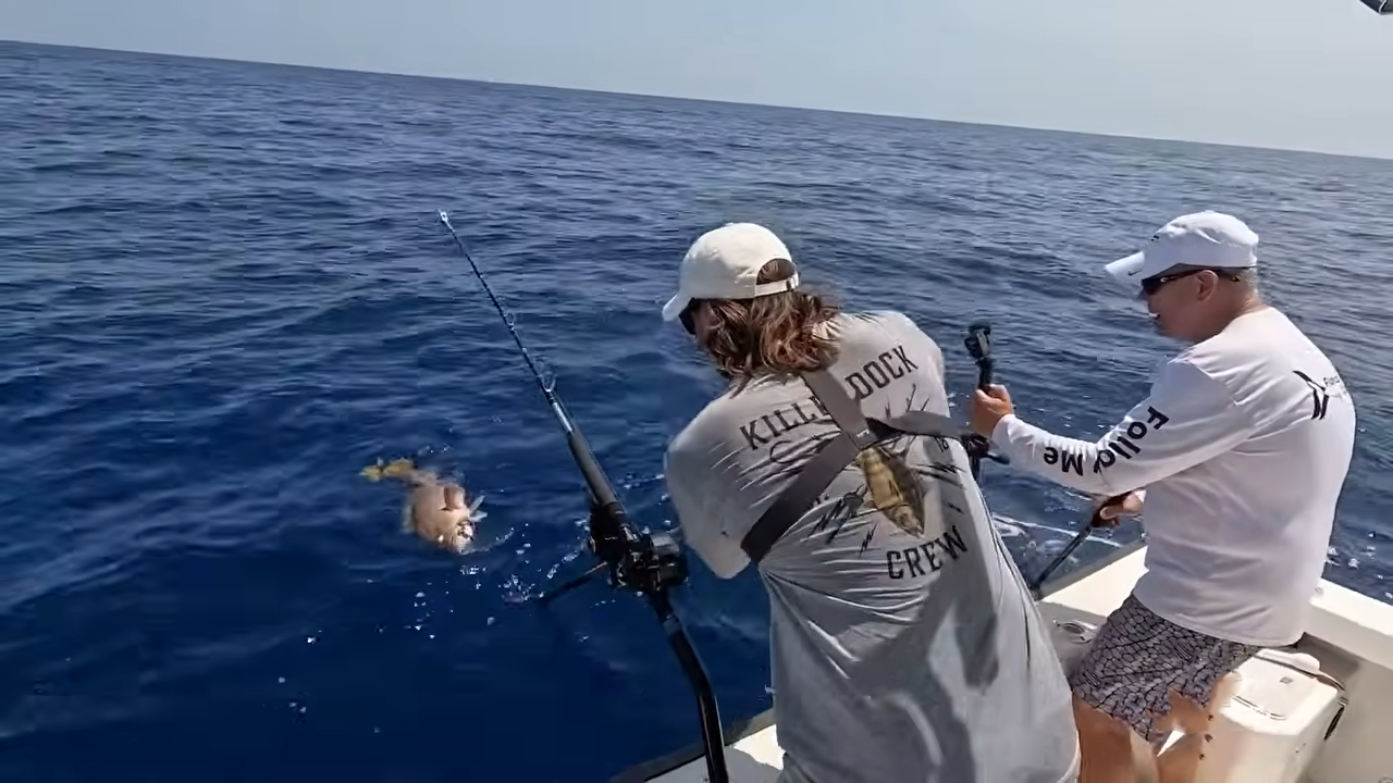 He thought it was just another bite until a monster started attacking ...