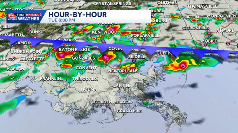 Impact Day: Timing out heavy downpours and storms this afternoon and ...