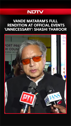 Shashi Tharoor questions mandatory full version of Vande Mataram, says ...