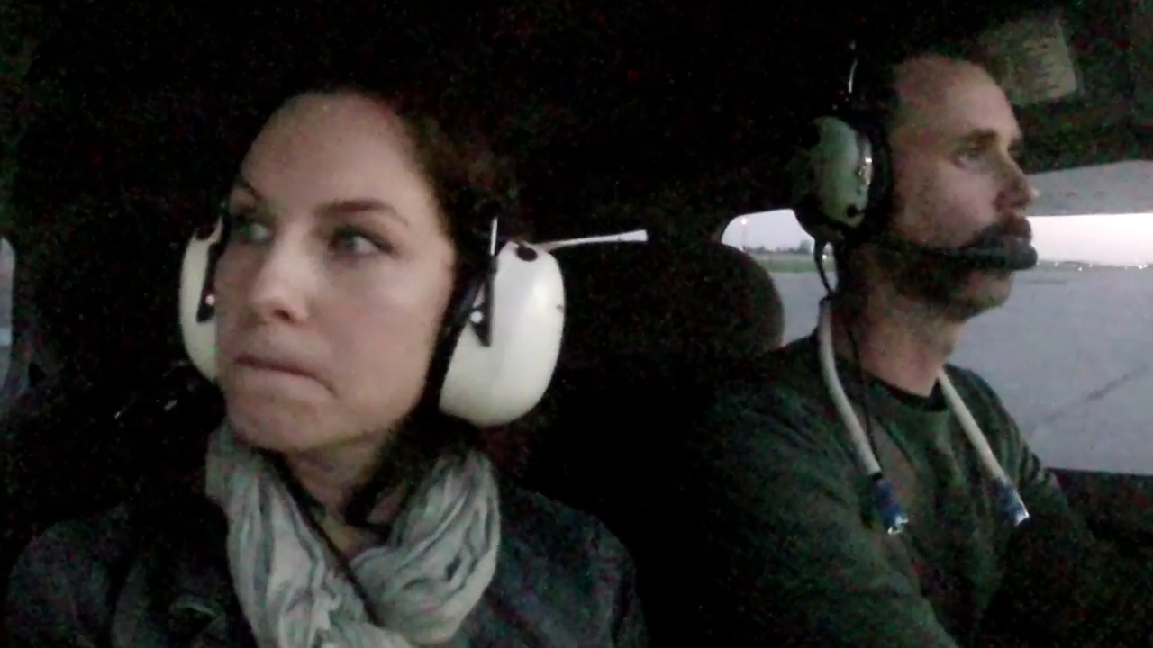 She didn’t want to be there - this is what fear looks like at 10,000 feet