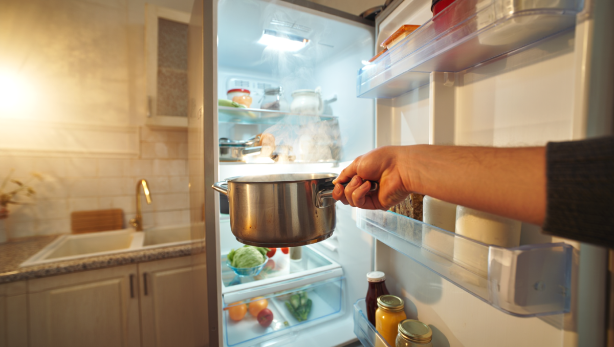 Why you should cool a saucepan of leftovers before refrigerating ...