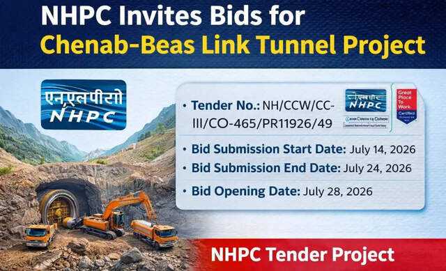 NHPC Limited invites bids for major civil works in Himachal Pradesh