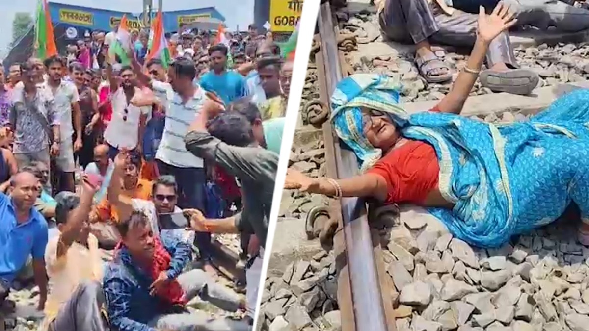 We won't tolerate this: Bengal hawkers block rail tracks to protest ...