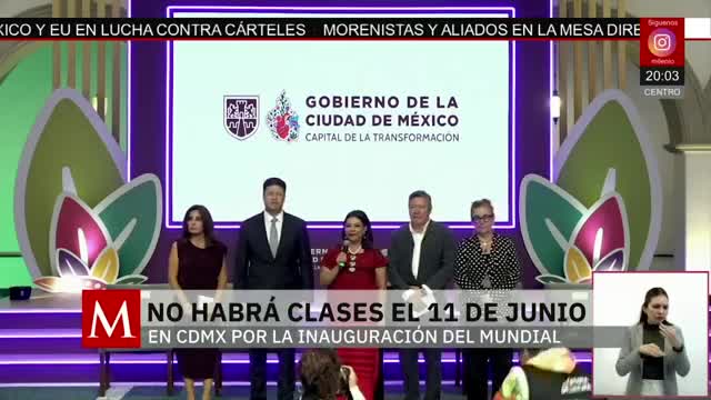 No habrá clases el 11 de junio en CDMX por el Mundial: Brugada | Pedro ...