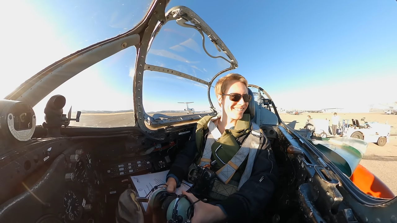 Watch a 1950s jet blast through the sky at 540 mph - "Still fast"