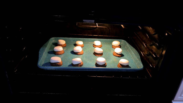 These chocolate marshmallow cookies are a fun treat