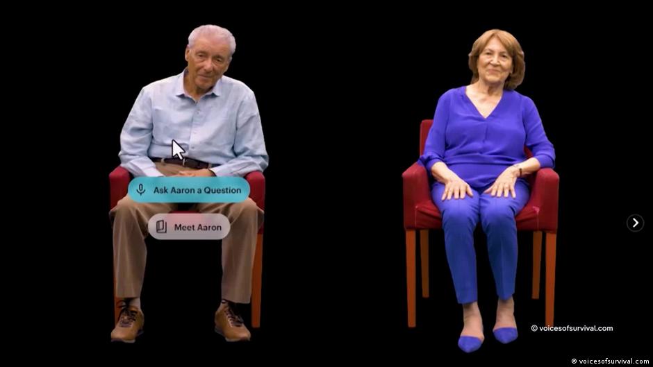 Digital witnesses: Holocaust remembrance with VR and AI