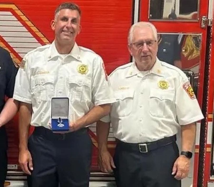 Bucks first responders being called heroes for saving drowning child