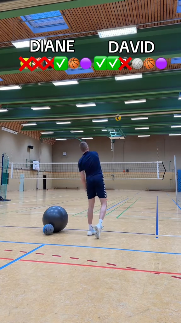 Serving challenge vs my sister