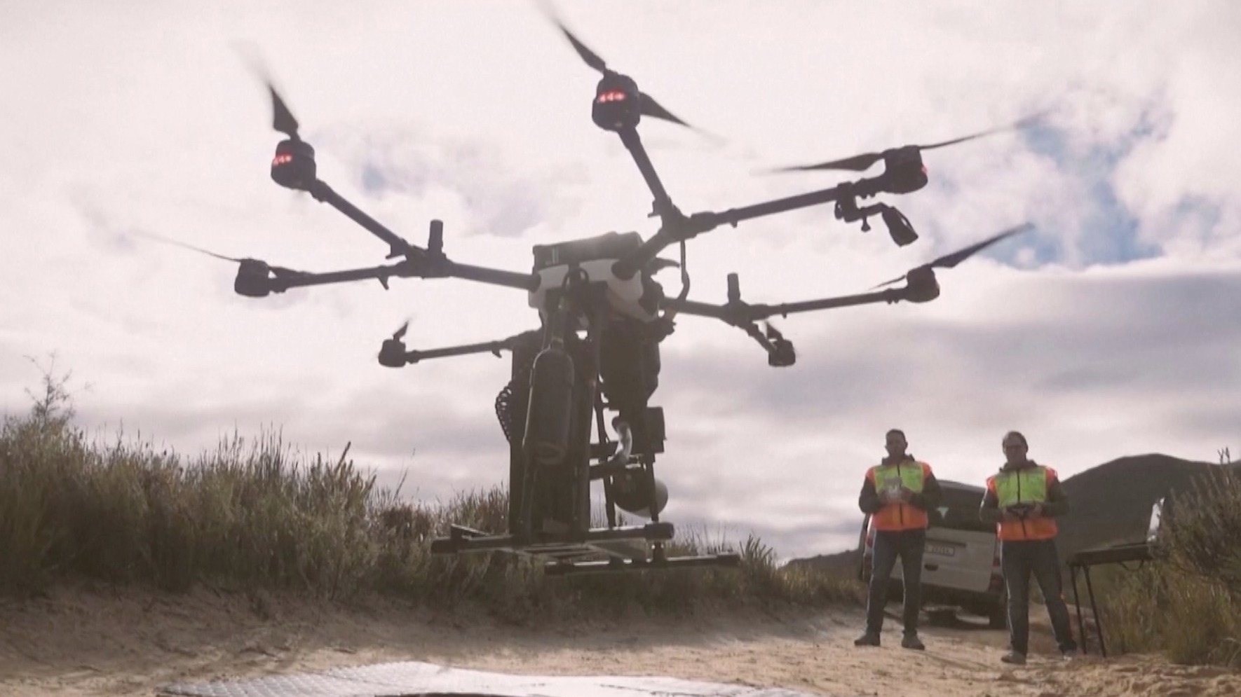 A closer look at AirSeed seed-dropping drones for tree planting
