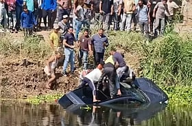 Seven family members killed after car plunges into Nile canal in Egypt