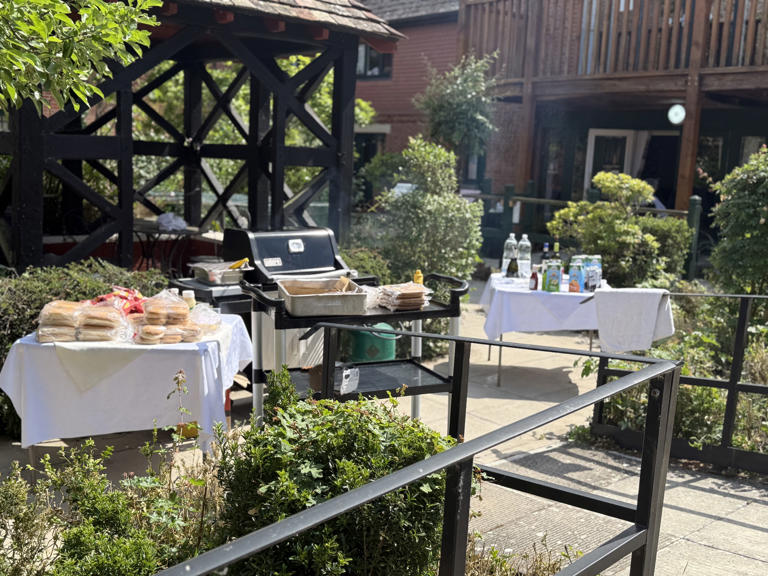 We're grilling! Residents enjoy a sunny National BBQ Week