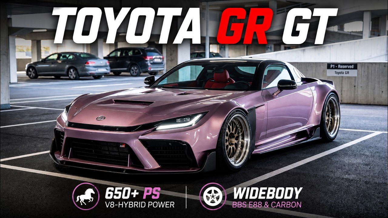 The Kyza Toyota GR GT mit Widebody-Kit und BBS-Felgen im Digital-Check
