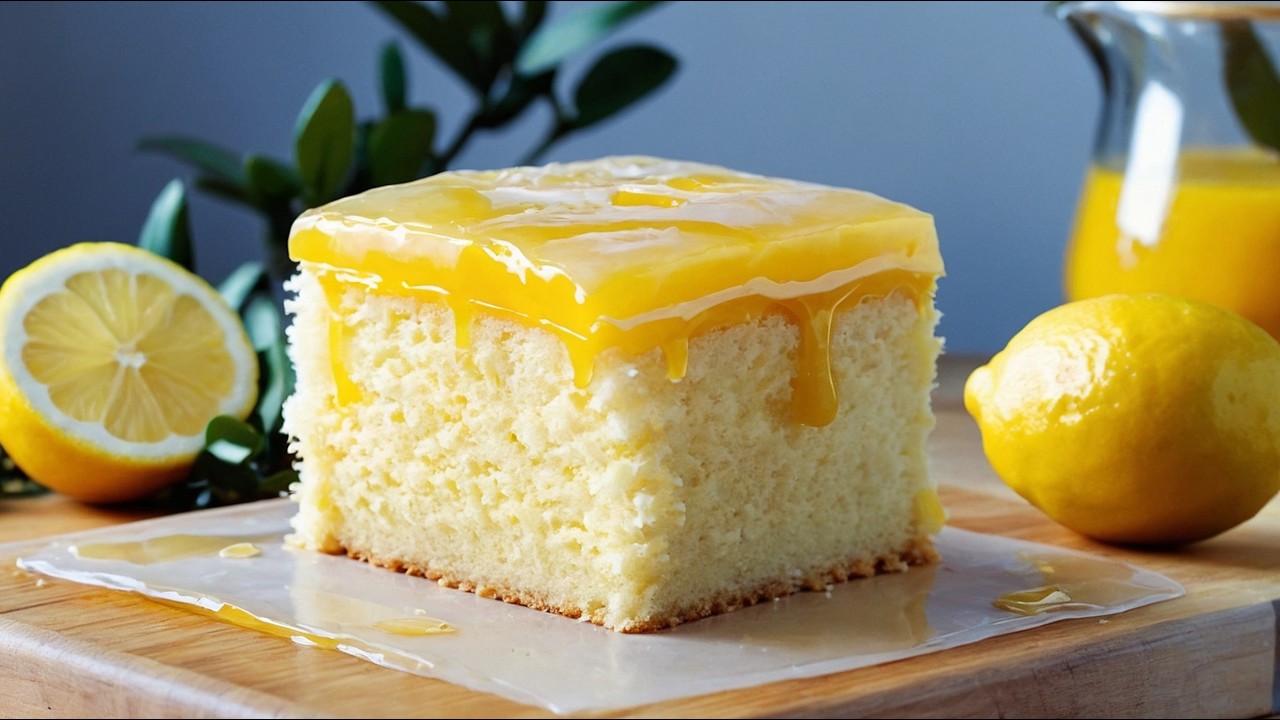 Easy lemon cake with lemon curd you’ll make again and again