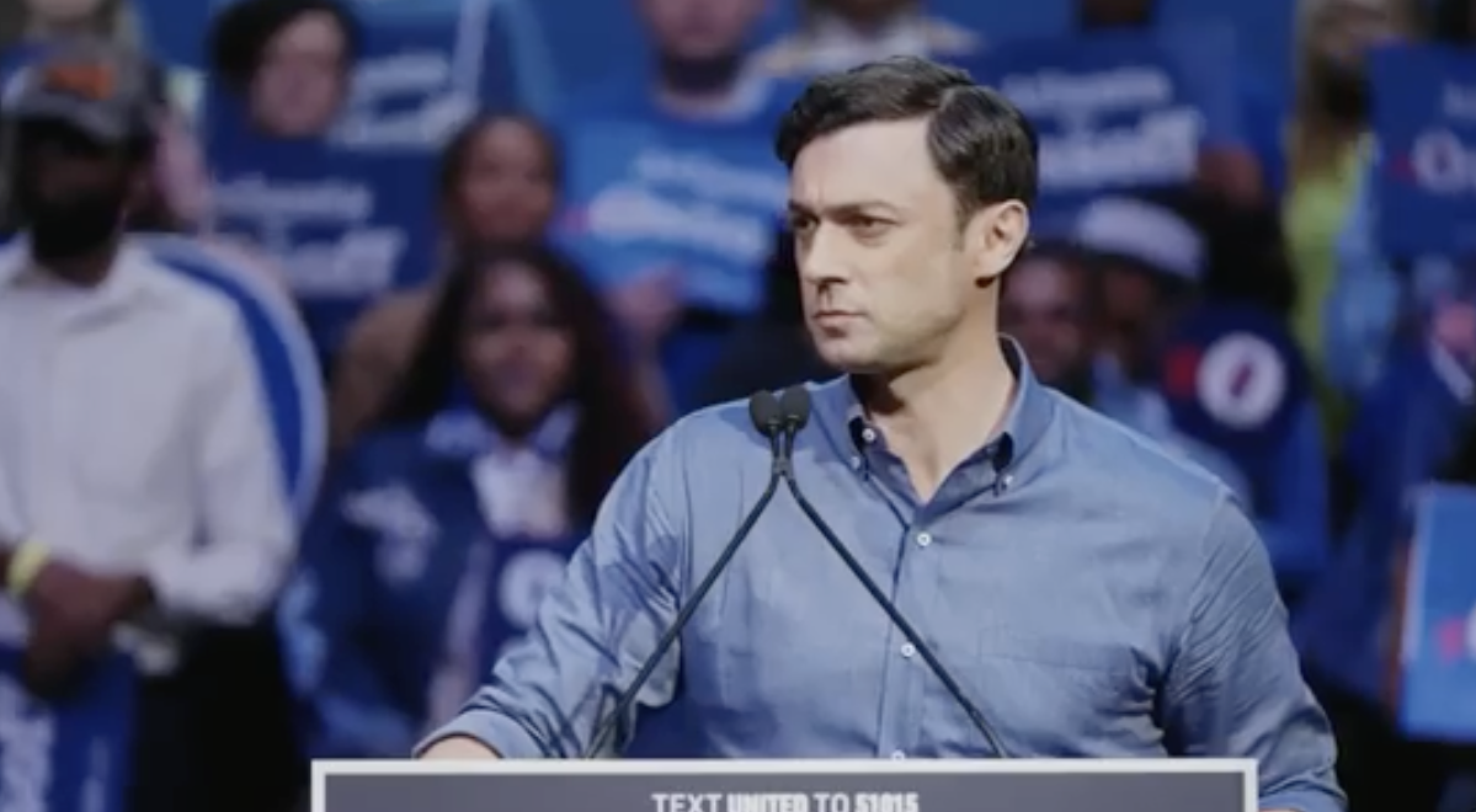 'A national disgrace': Senator Jon Ossoff takes jab at Trump during ...