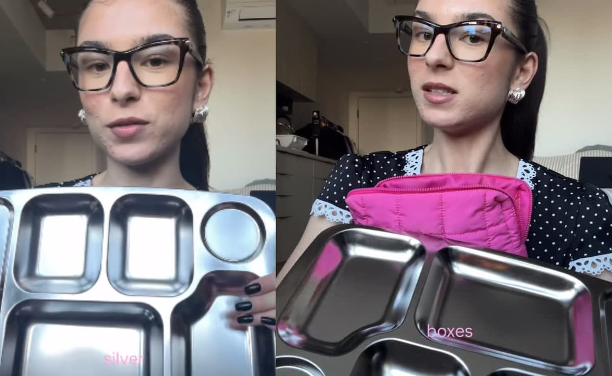 Canadian influencer uses Indian steel plate as her 'aesthetic jewellery ...