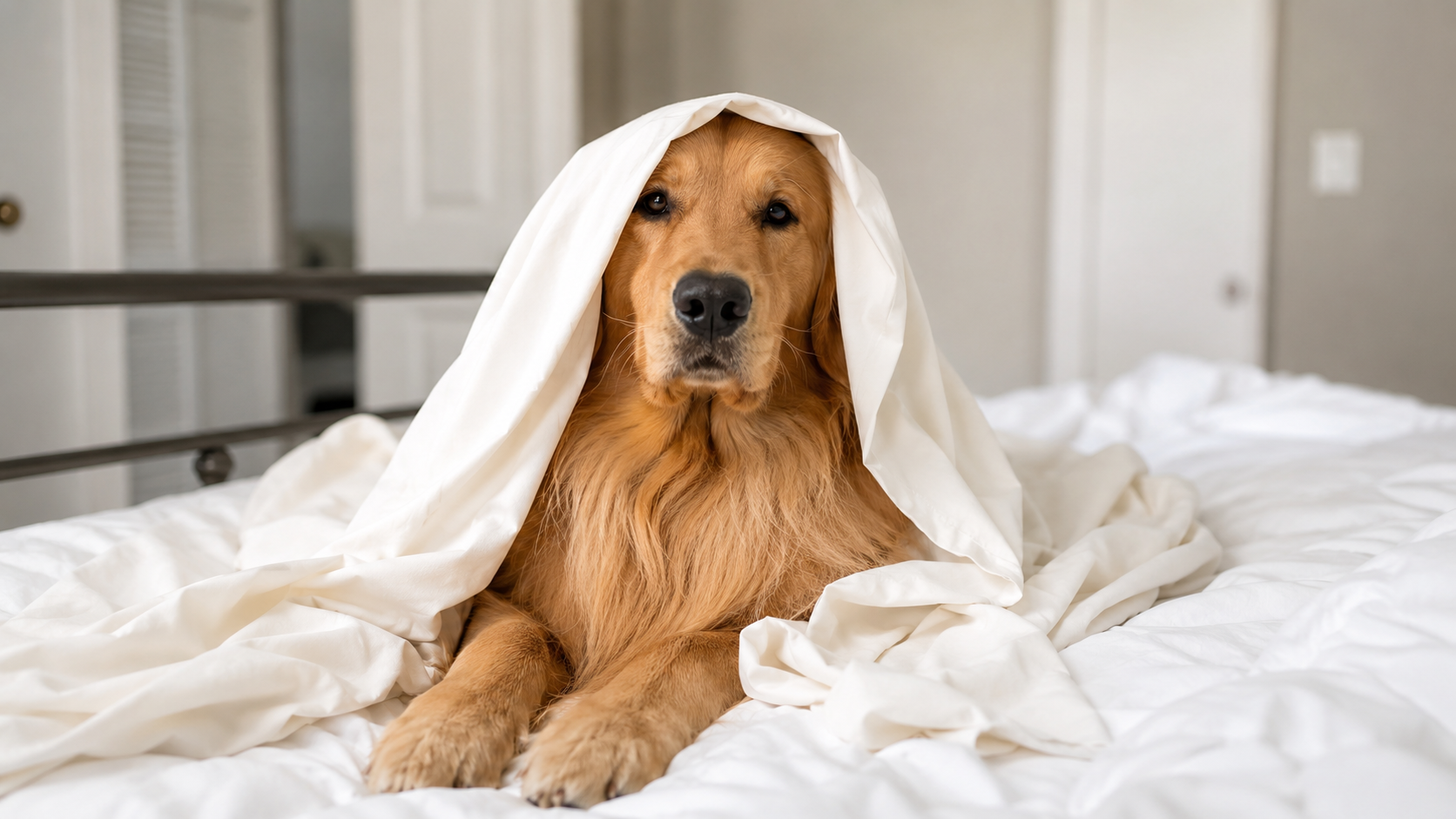 This dog takes mornings very slowly