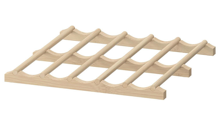This new IKEA bottle rack is the most versatile kitchen storage