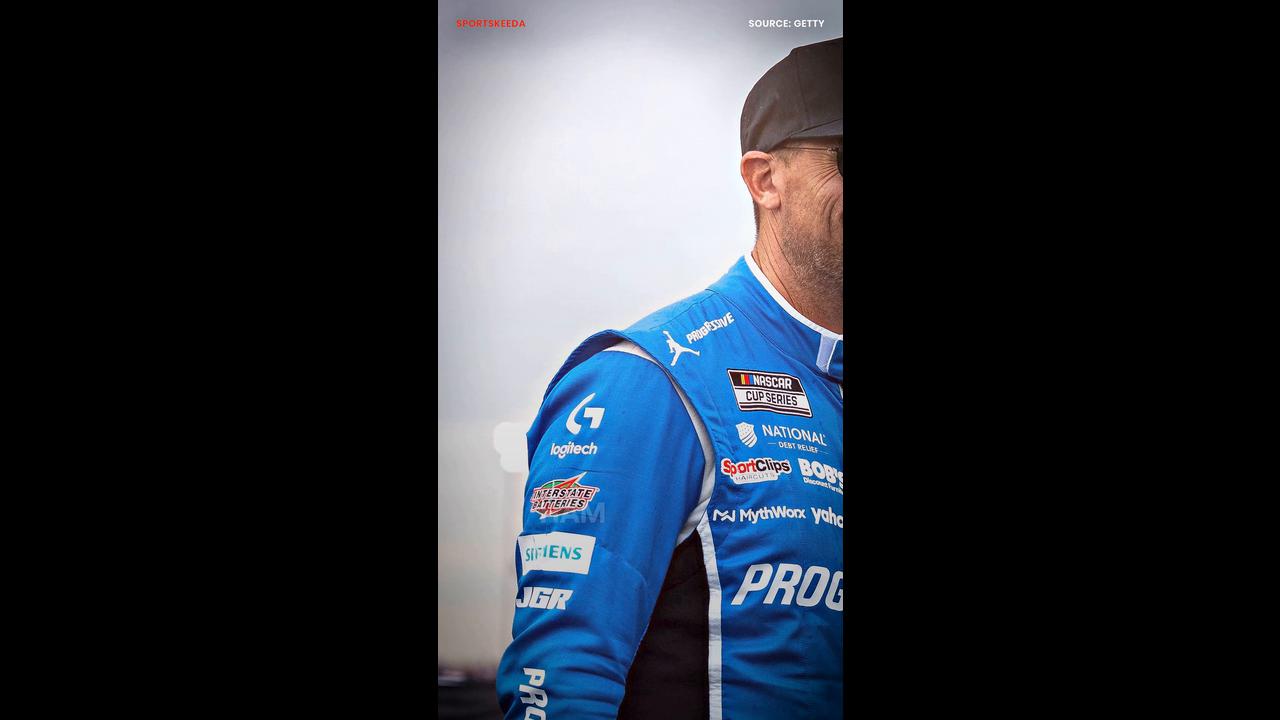 Denny Hamlin is chasing Tyler Reddick!