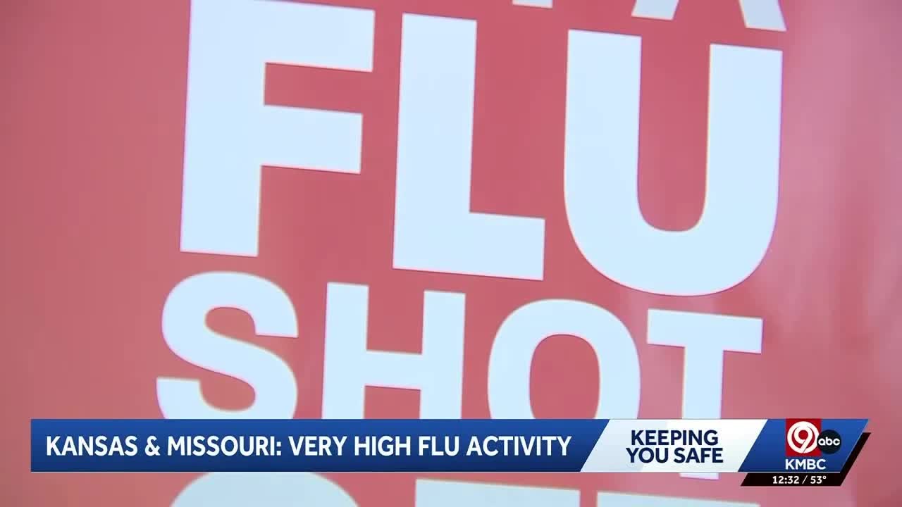 Flu cases spike in Kansas and Missouri