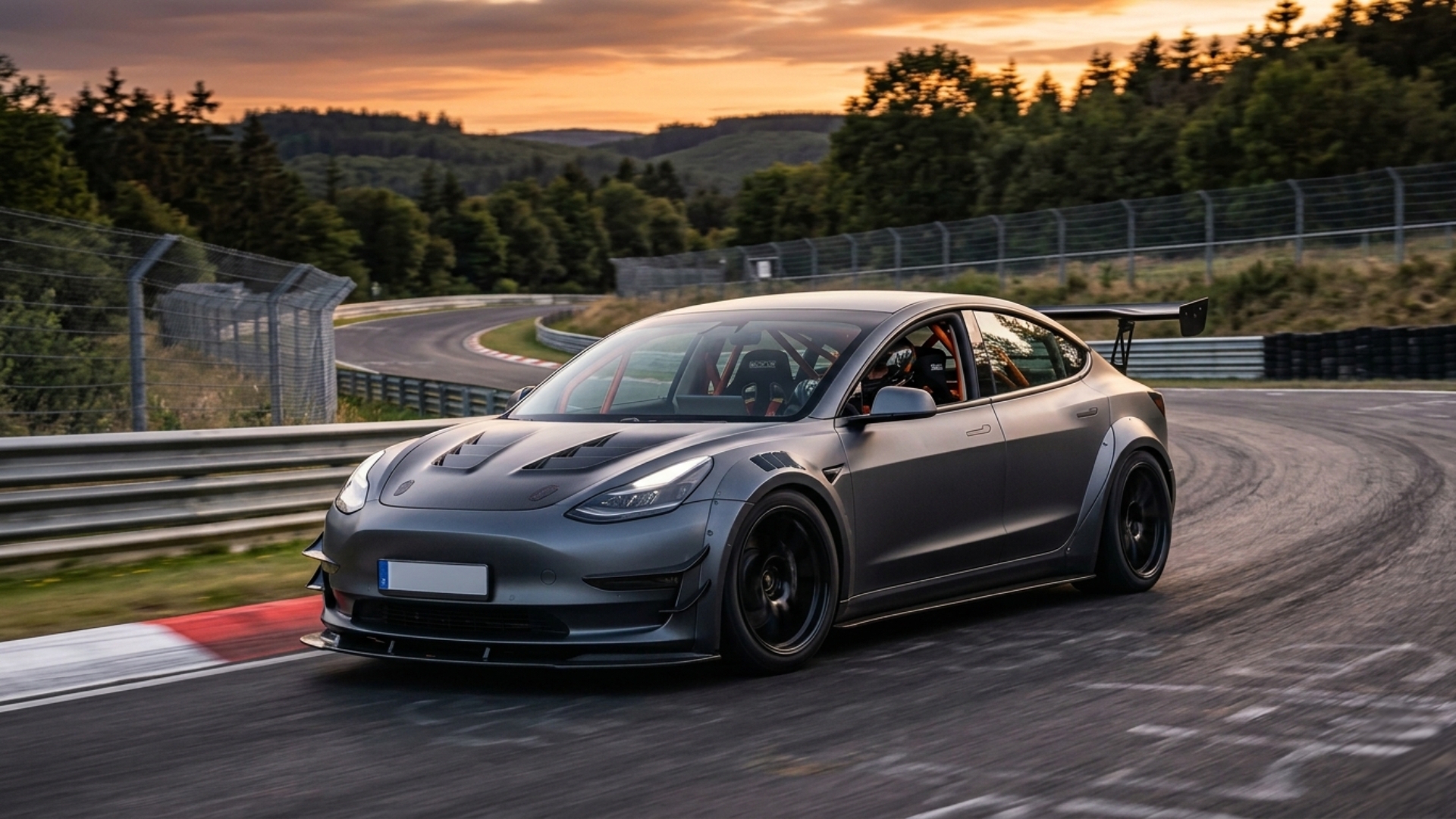 This track-built Tesla Model 3 proves EVs can be fun on the Nürburgring