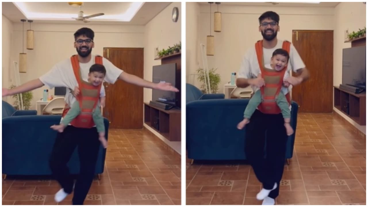 'Woh Ladki Hai Kahan': Bengaluru man's adorable dance with daughter in ...
