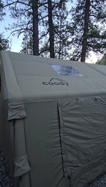 Testing Our New Hot Tent Inflatable Tent