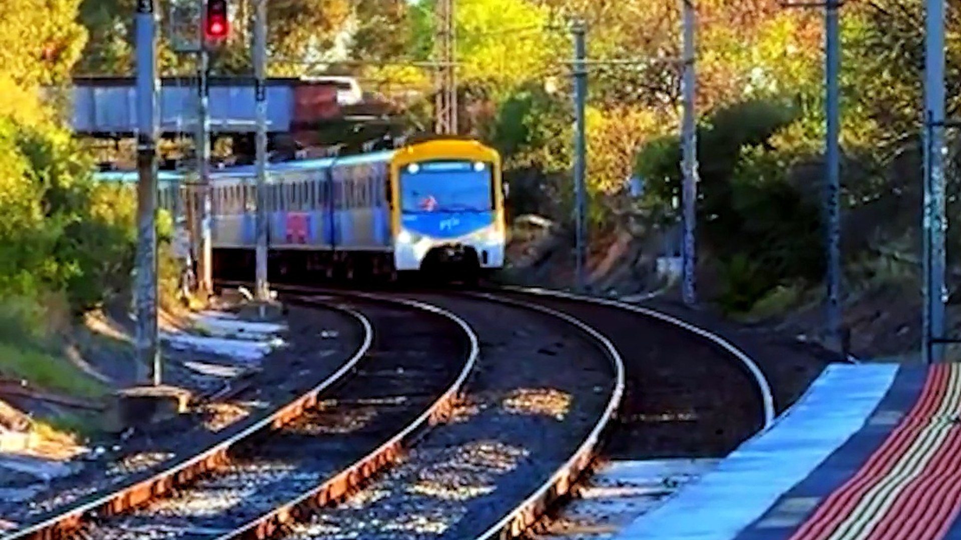 Sparks and screams: Melbourne passengers sheltered in train carriage