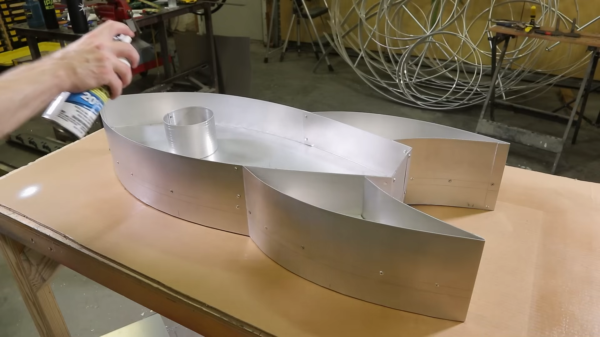 Watch what happens when he builds a space age neon sign for a drive-in ...
