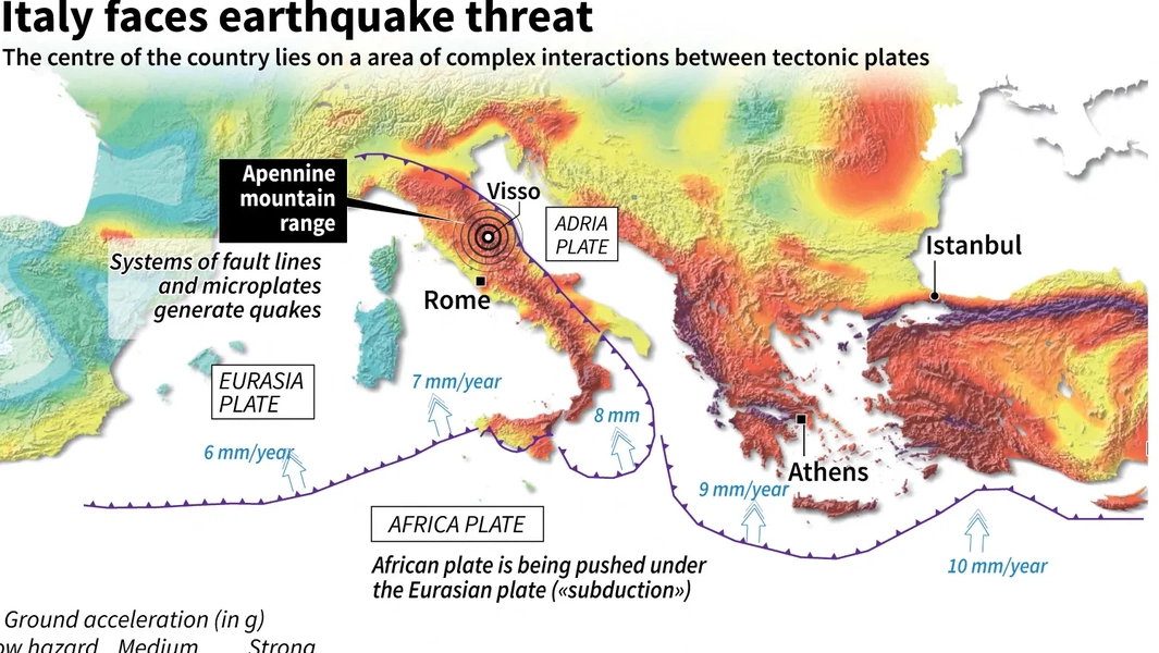 Deep 6.1 quake shakes southern Italy without damage