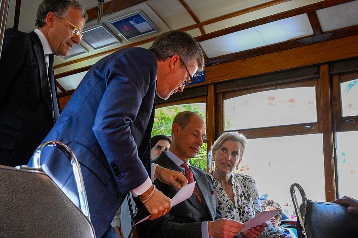 Prince Edward and Duchess Sophie’s royal wit lights up tram ride in ...
