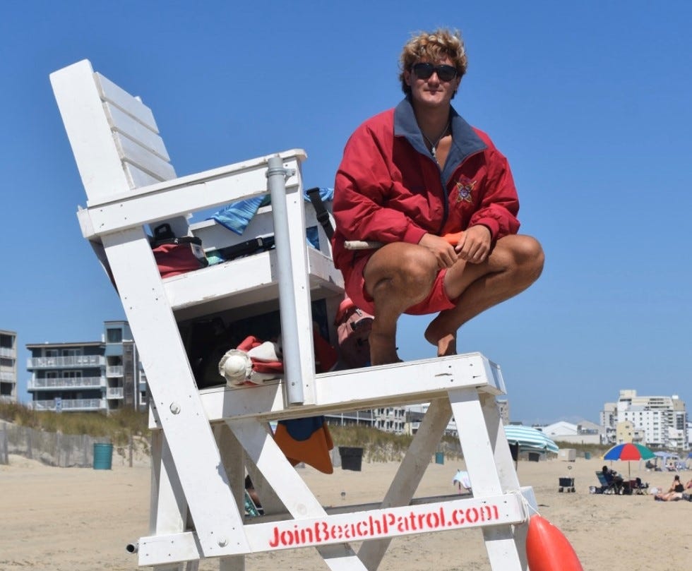 How are Ocean City's SRTs different from traditional lifeguards?