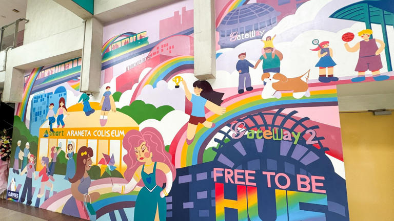 Araneta City unveils mural to kick off Pride Month