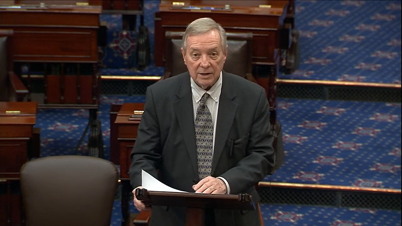 'He still believes Trump won the 2020 election': Sen. Durbin rails ...
