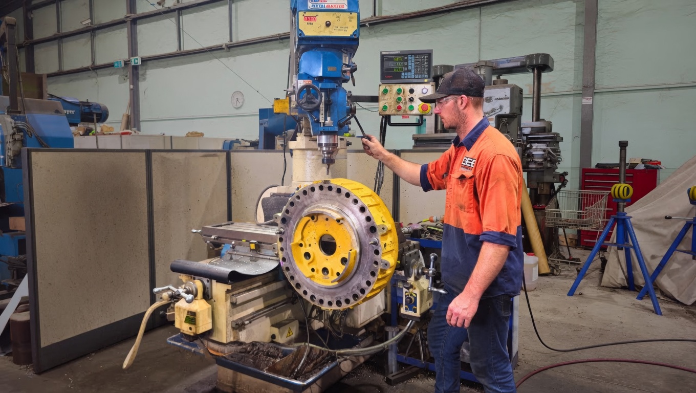 992G wheel loader thread repair