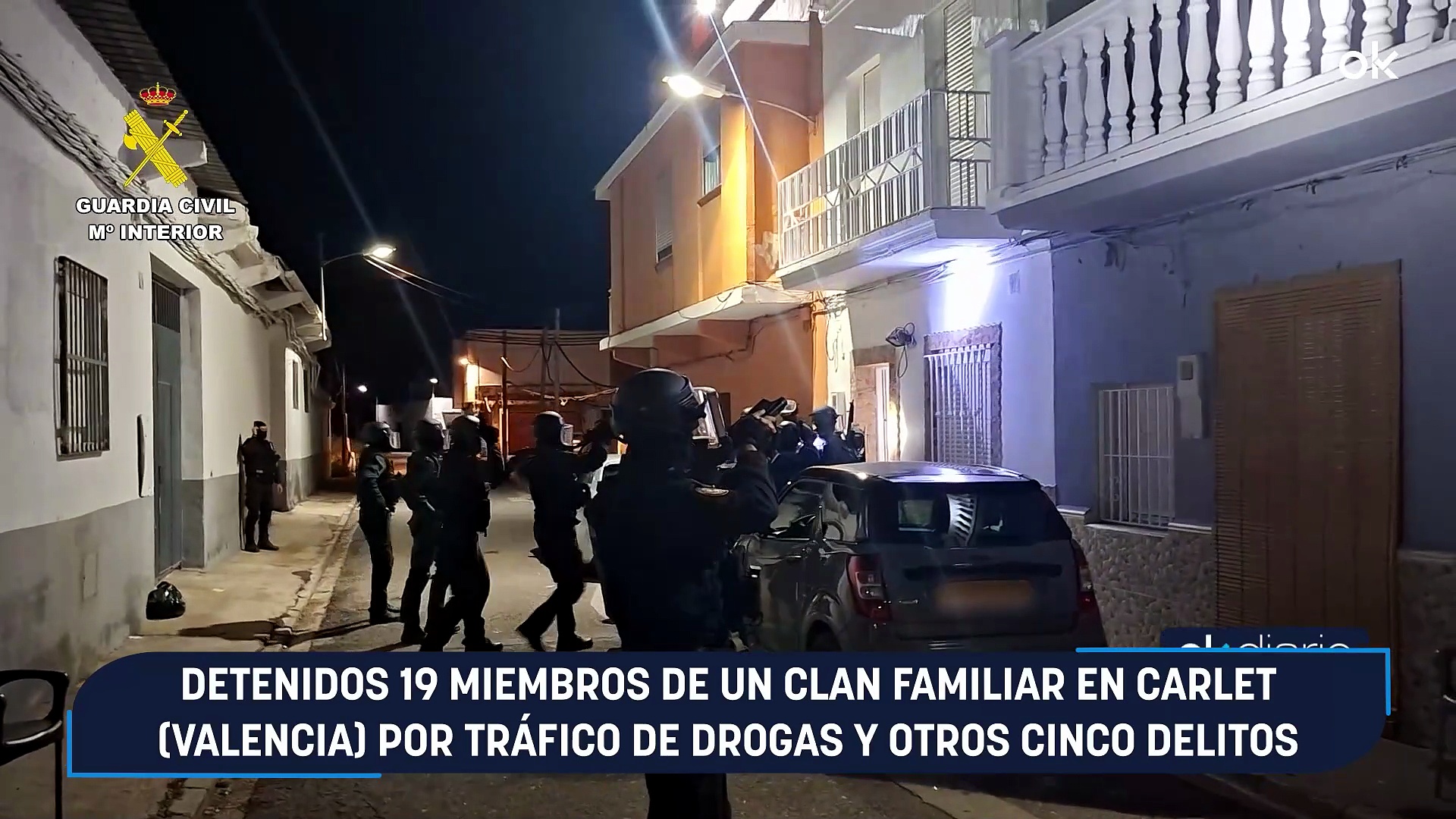 Detenidos 19 miembros de un clan familiar en Carlet (Valencia) por ...