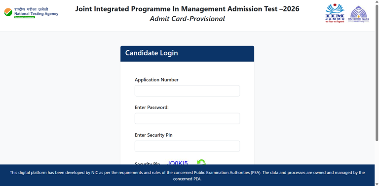 JIPMAT 2026 admit card released at exams.nta.nic.in: Direct link to ...