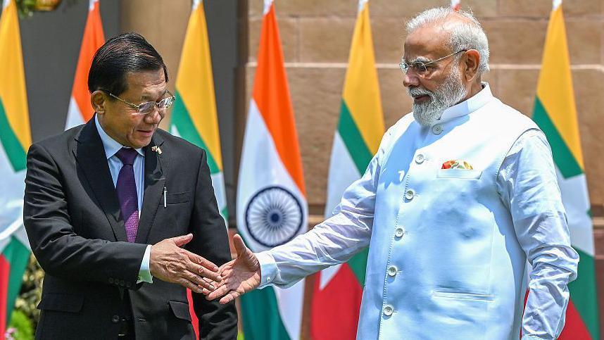 Border, peace, democracy: Myanmar president's India visit is closely ...