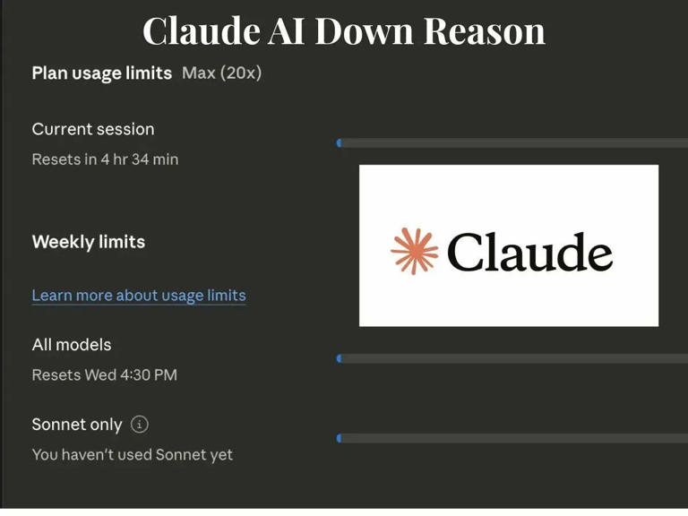 Claude AI down today reason: Why Anthropic's AI is not working today ...