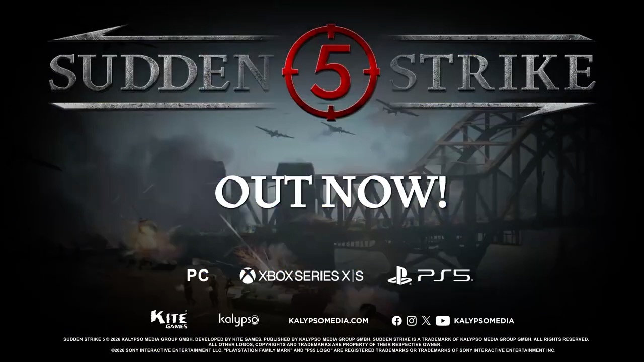 Sudden Strike 5 official accolades trailer