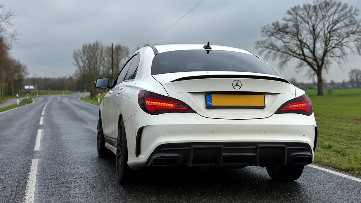Mercedes CLA 45 AMG atteint sa vitesse maximale sur l’Autobahn