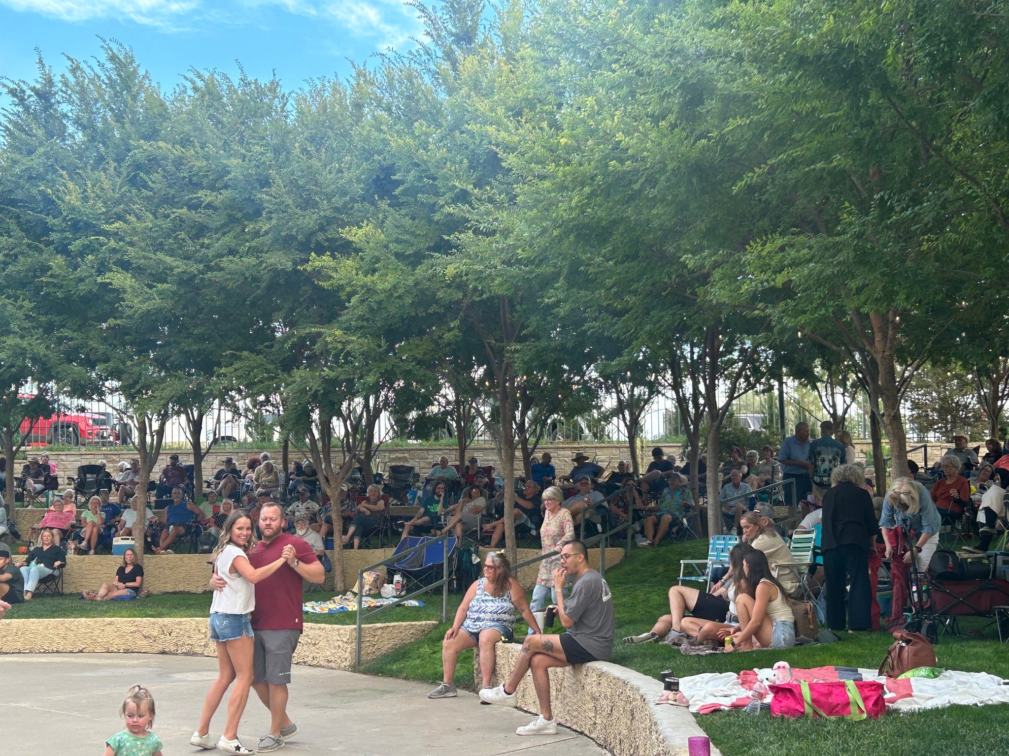 Summer means music in the gardens for fans of flowers, music