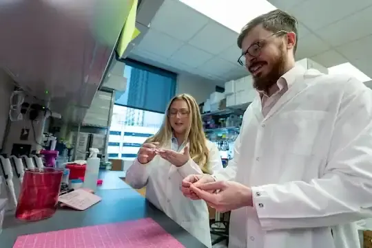 A living bandage made with human cells helped deep wounds heal faster