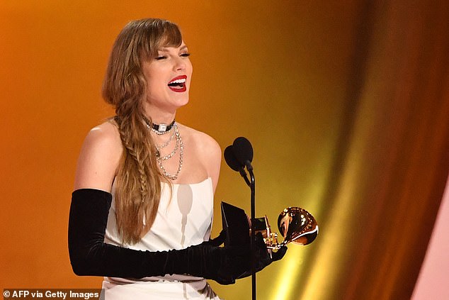 Taylor Swift fans speculate the star is 'going for EGOT' status as she ...