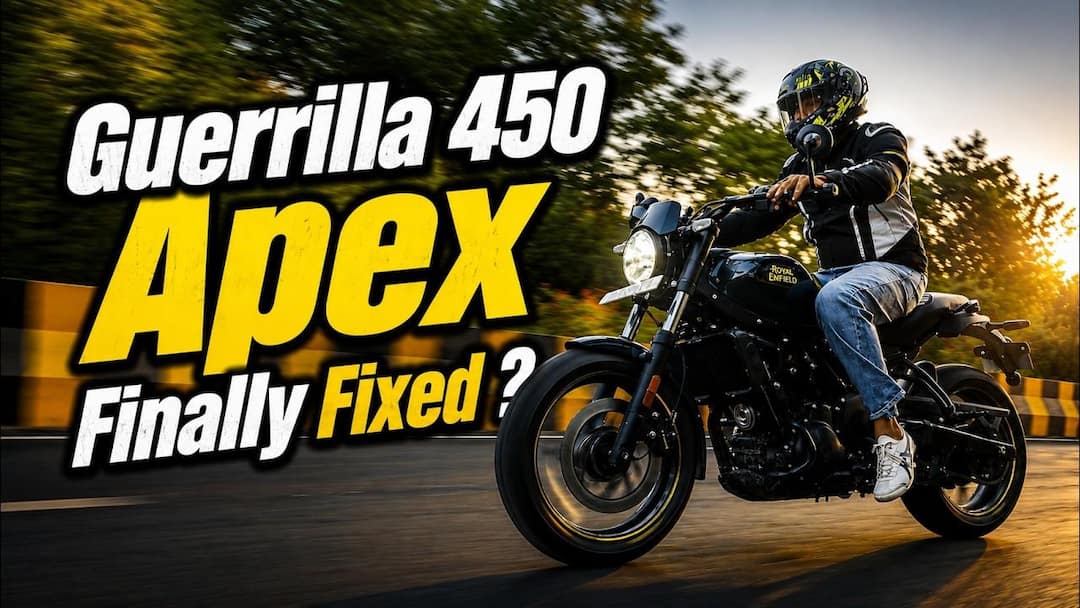 2026 Royal Enfield Guerrilla 450 Apex review | Auto Live #royalenfield