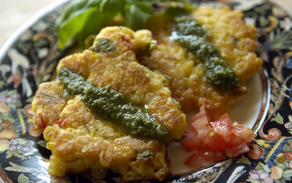 Crispy corn fritters to brighten your table