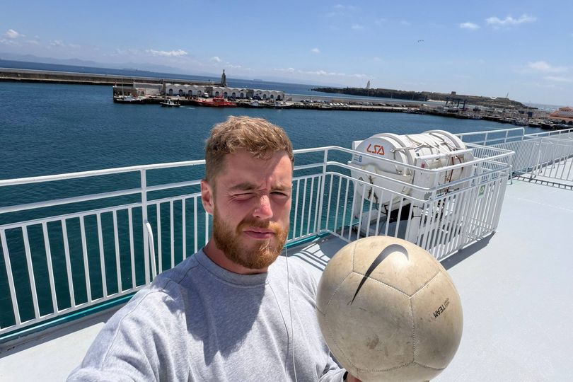 Meet Midland man dribbling football from Africa to England in epic ...