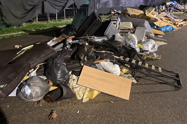 Football club boss recalls 'body blow' of massive fly-tip